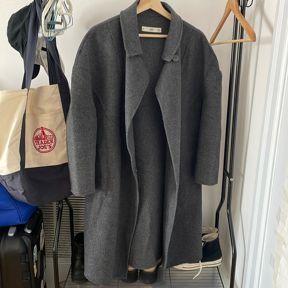 Mango | Jackets & Coats | Mango Handmade Wood Coat | Poshmark